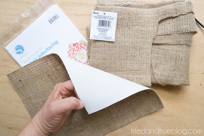 DIY Autumn Burlap Sign - Tried & True Creative