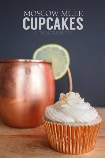 Moscow Mule Cupcakes - Tried & True Creative