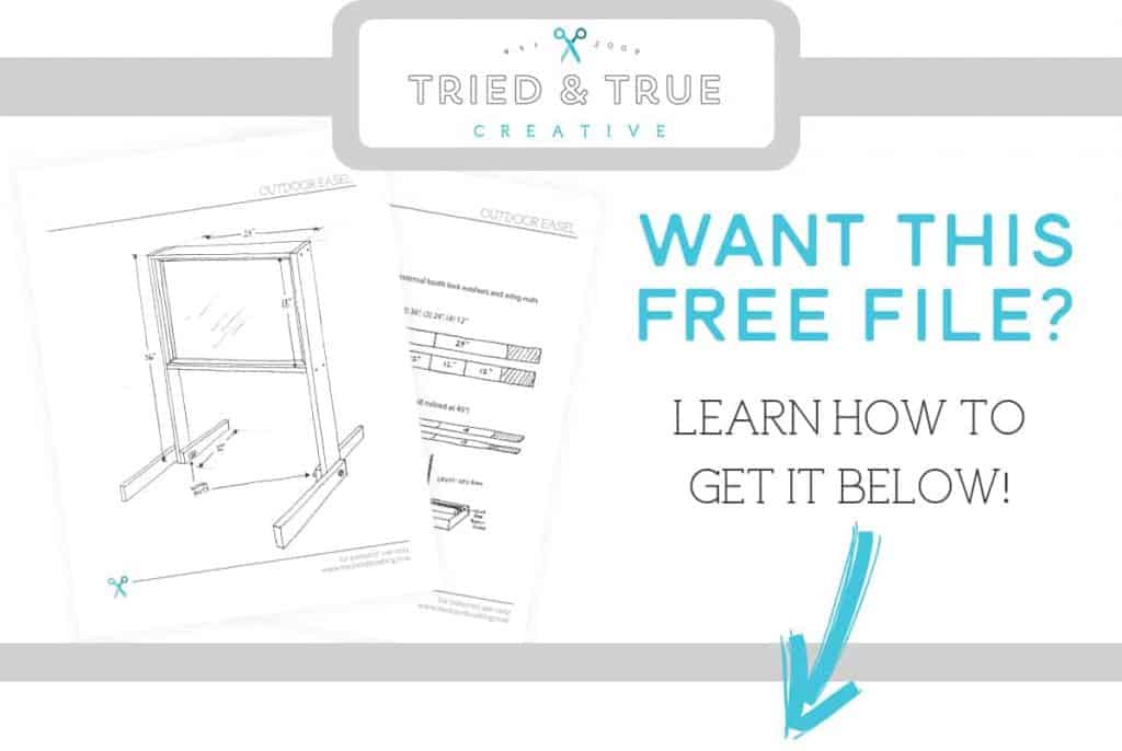 Outdoor Easel Tutorial & Plans - Tried & True Creative