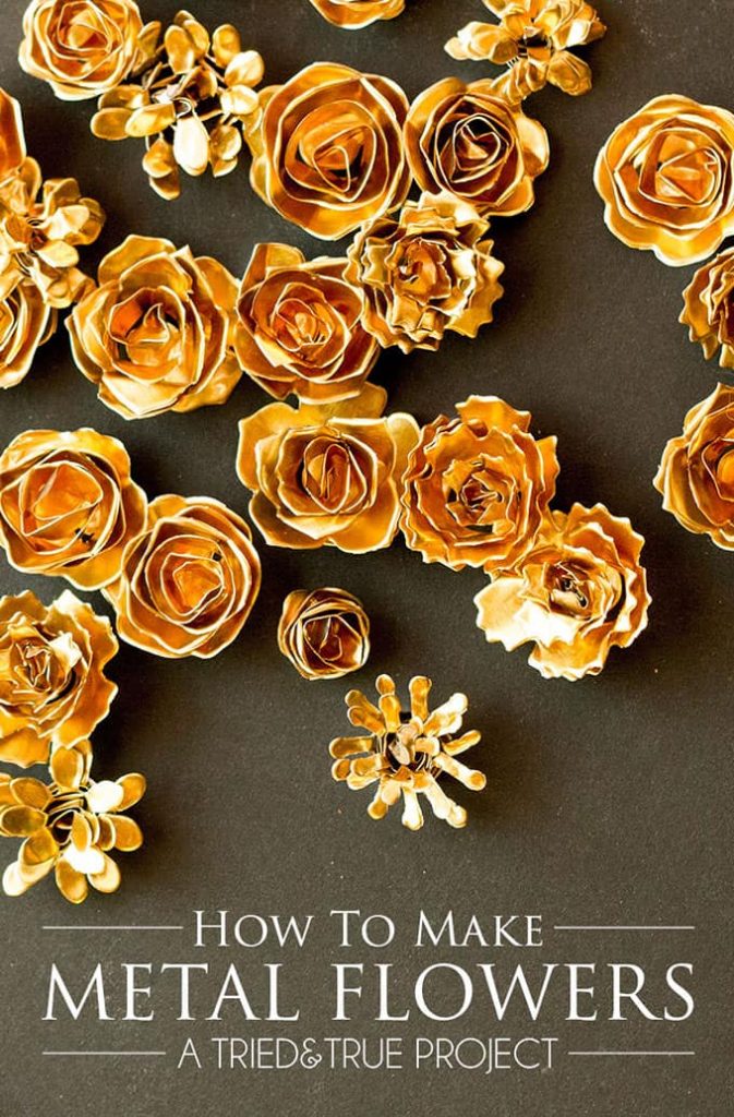 Metal Flower Tutorial - Tried & True Creative