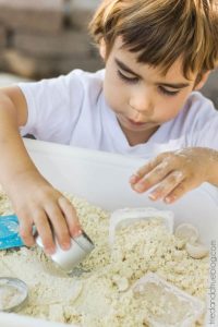 Make this Easy Fake Sand Recipe in minutes! - Tried & True Creative