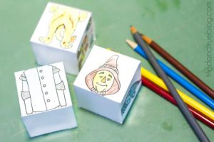 Wizard of Oz Flip Cubes - Tried & True Creative