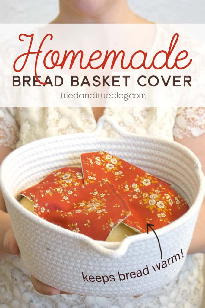 Fabric Napkin Bread Warmer with FREE pattern! - Tried & True Creative