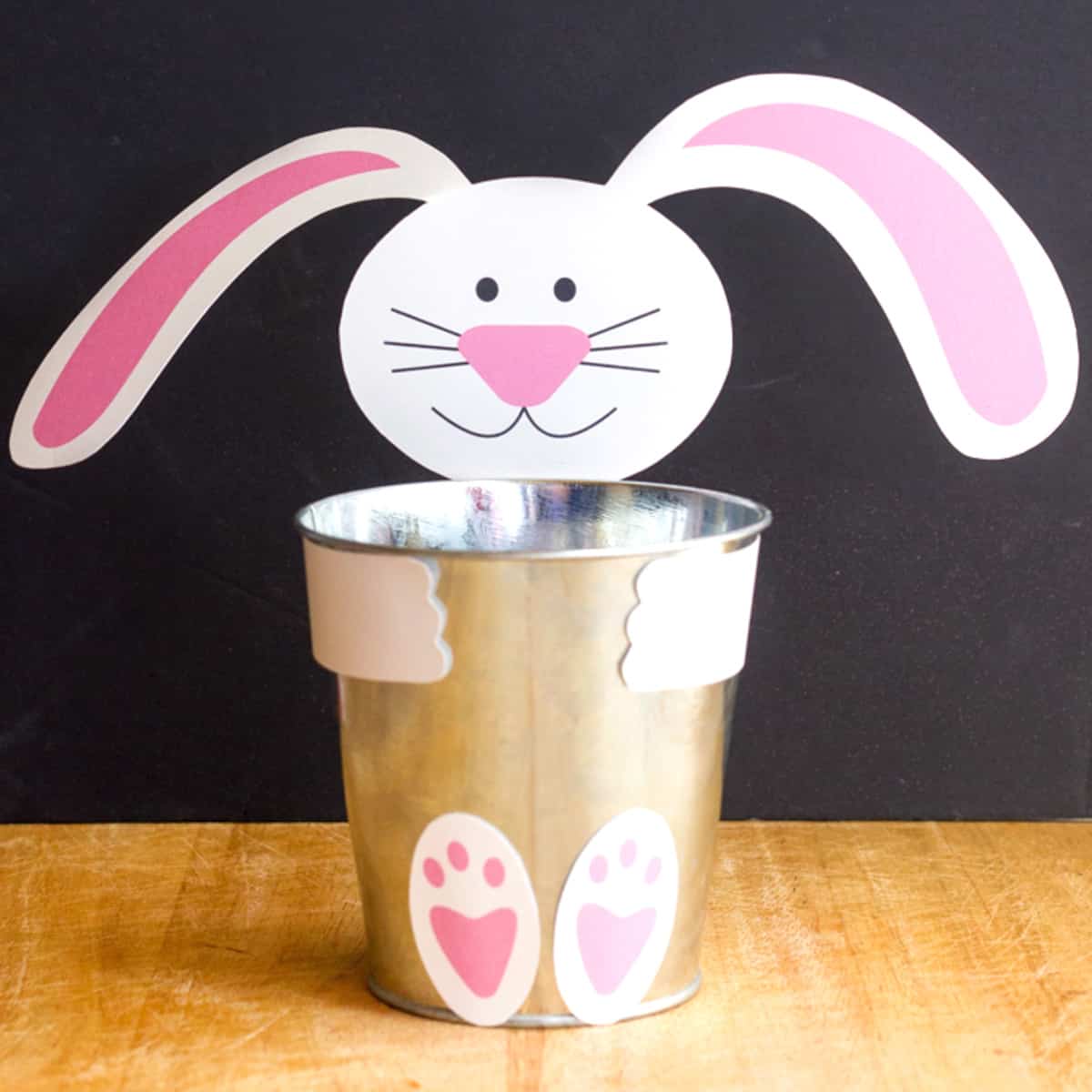 Cheap & Easy Easter Bunny Tin - Tried & True Creative