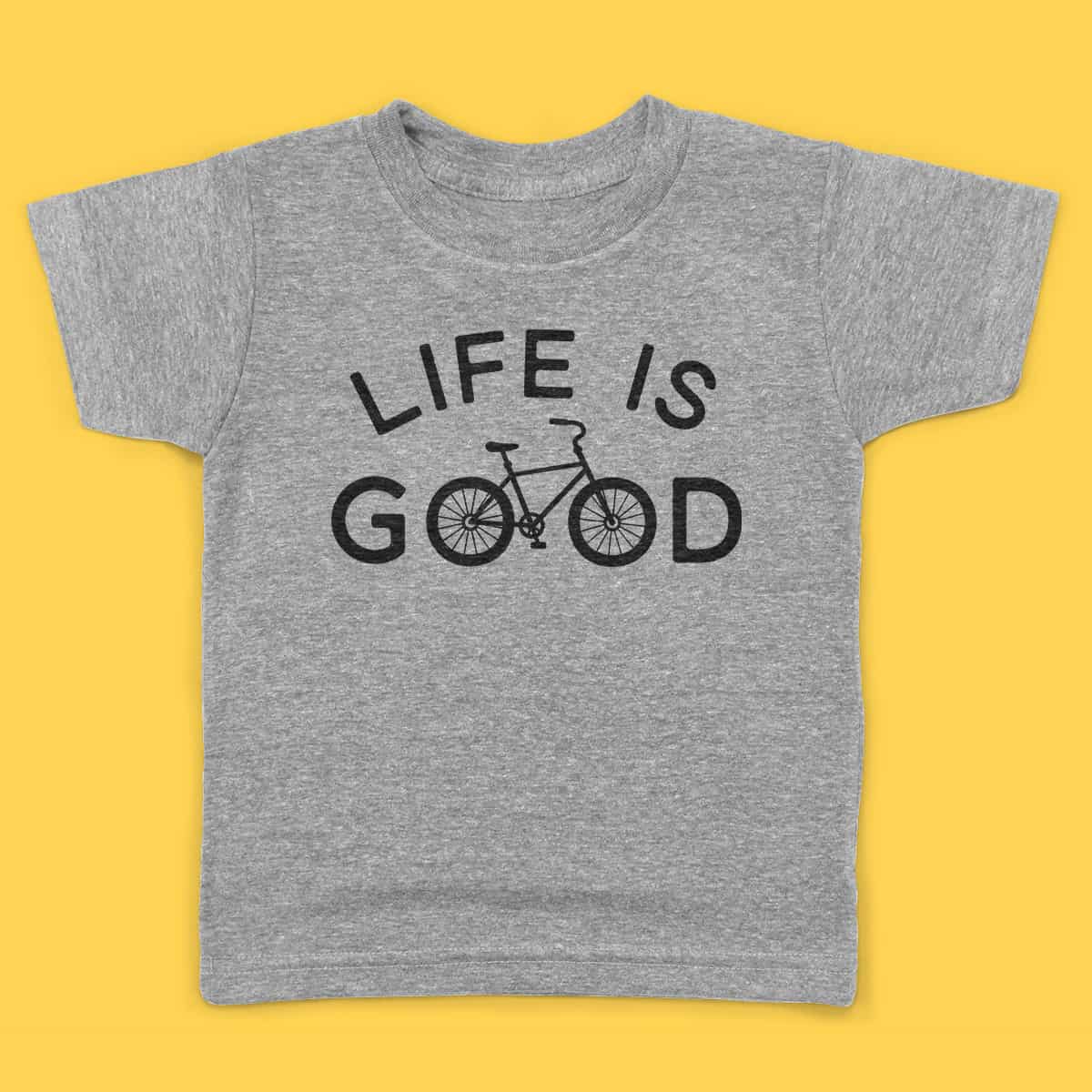 "Life Is Good" Bicycle Lovers Tee - Tried & True Creative