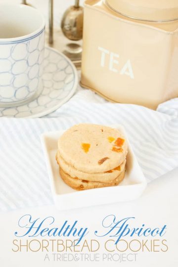Healthy Apricot Shortbread Cookies - Tried & True Creative