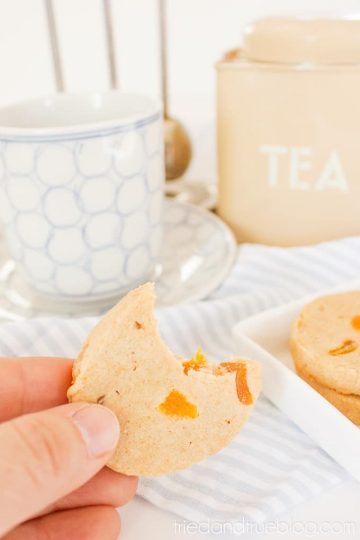 Healthy Apricot Shortbread Cookies - Tried & True Creative
