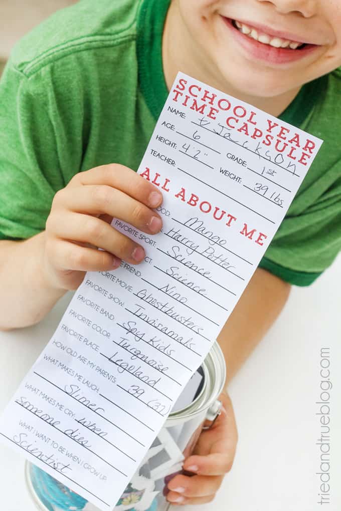 Time Capsule Back To School Night 15 Easy Time Capsule Ideas
