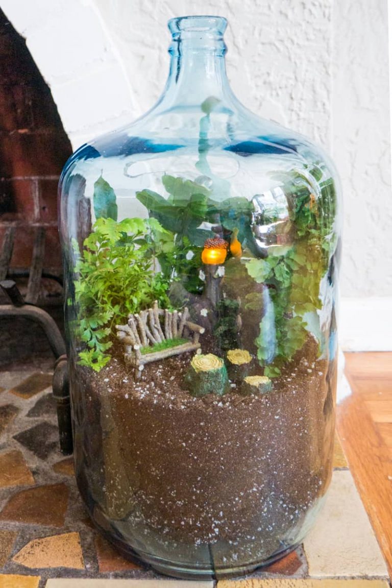 How To Make A Recycled Indoor Gnome Garden - Tried & True Creative