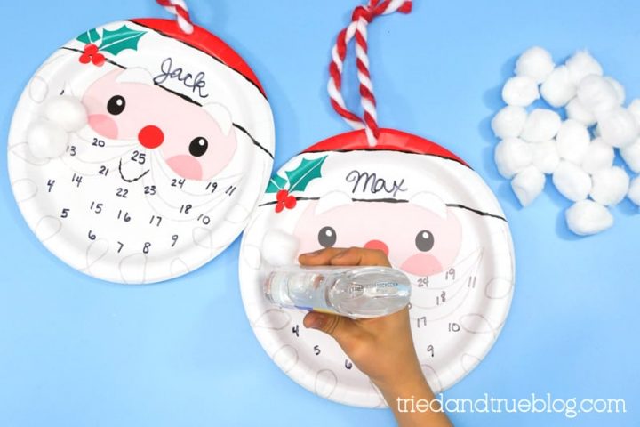 Easy Santa Christmas Countdown for Kids! - Tried & True Creative
