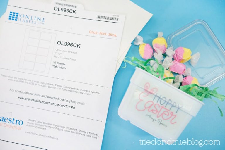 Hoppy Easter Free Labels and SVG - Tried & True Creative
