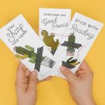 Back To School Cactus Bookmarks Free Printable - Tried & True Creative