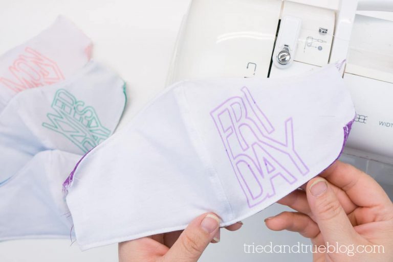 Back To School Personalized Masks with Cricut Infusible Ink