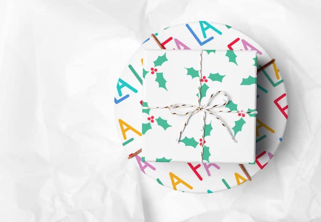Modern Free Printable Christmas Wrapping Paper - Tried & True Creative