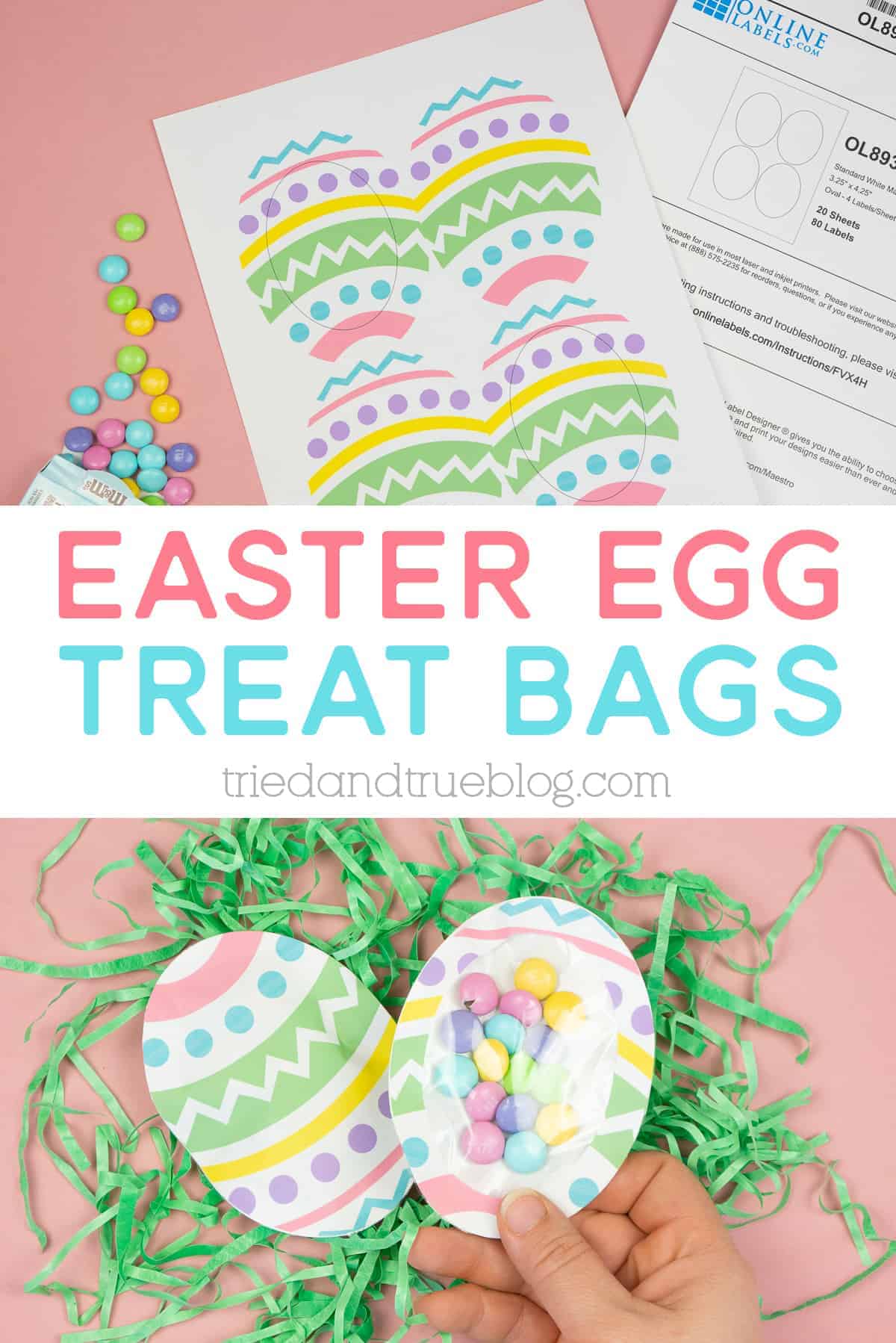 Easter Egg Treat Pouch Printables - Tried & True Creative