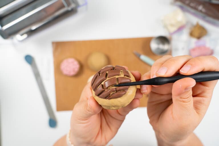 How to Make Cute Concha Pattern Weights: A Polymer Clay Tutorial