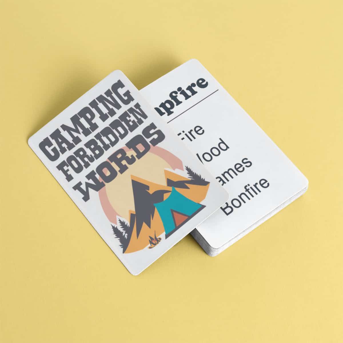 Summer Camping Forbidden Words Free Printable Game - Tried & True Creative