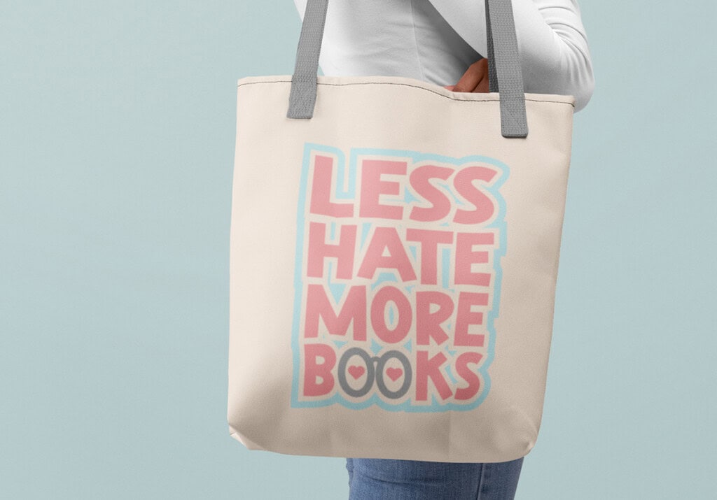 Less Hate More Books Free SVG File for Bibliophiles! - Tried & True ...
